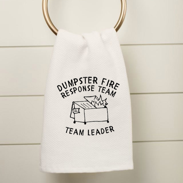 Dumpster Fire Response Team Kitchen Towel – Moonlight Makers Retail