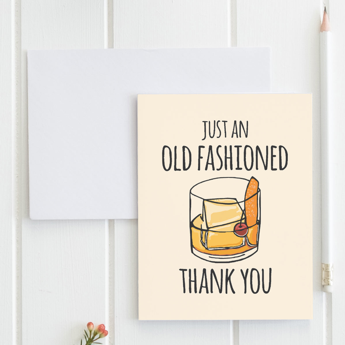 Just an Old Fashioned Thank You - Greeting Card – Moonlight Makers Retail