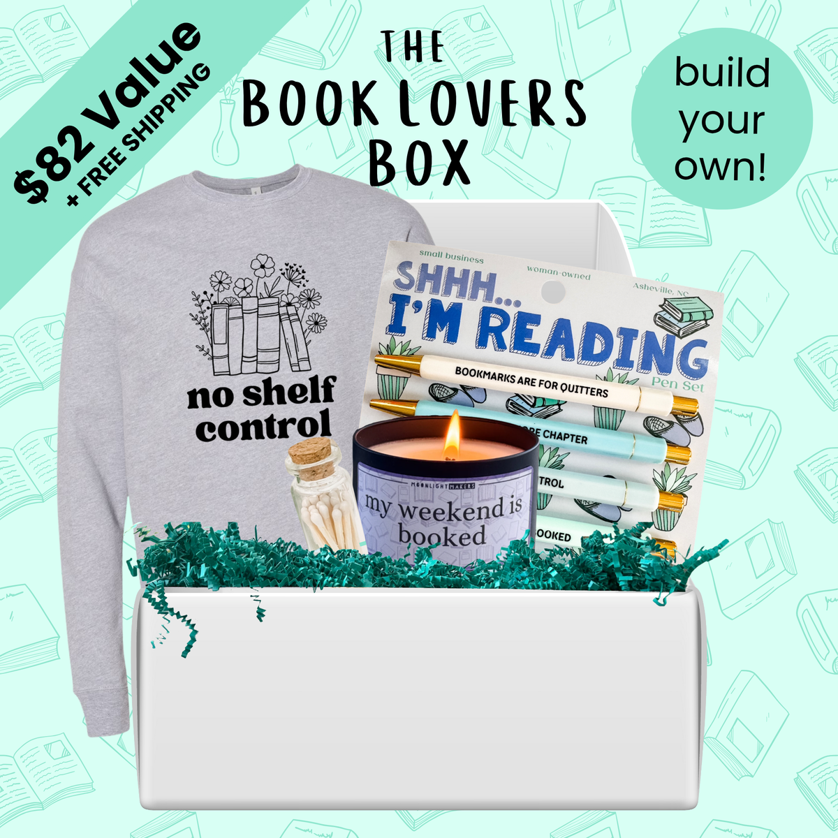 The Book Lovers Gift Box – Moonlight Makers Retail