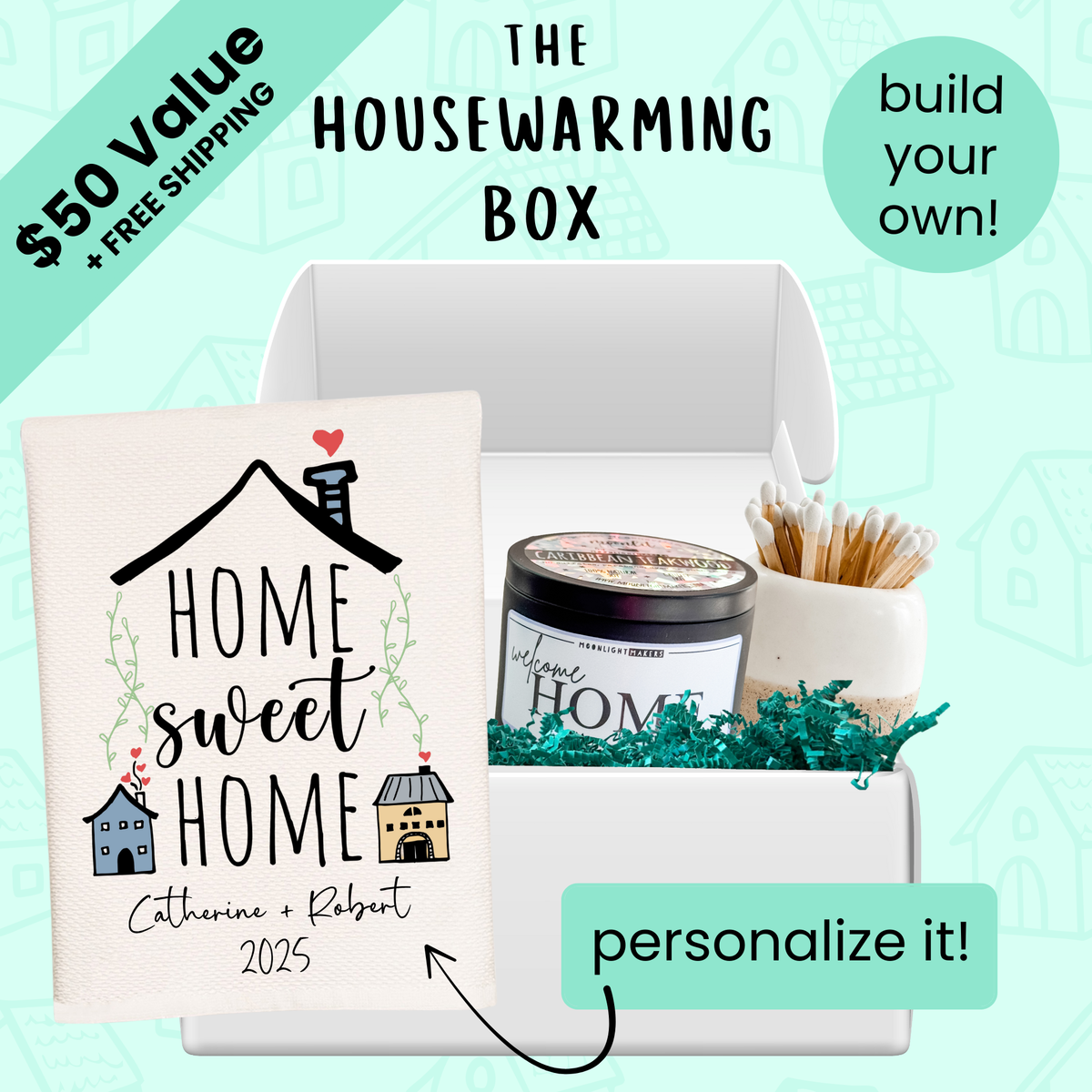 The Housewarming Gift Box - Customize Me! – Moonlight Makers Retail