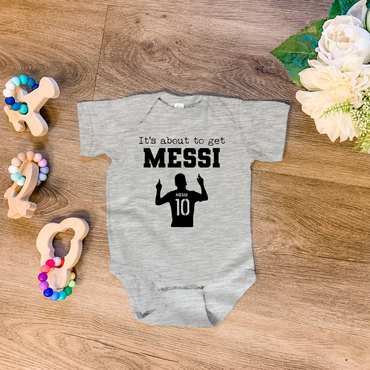 It's About To Get Messi (Soccer) - Onesie – Moonlight Makers Retail